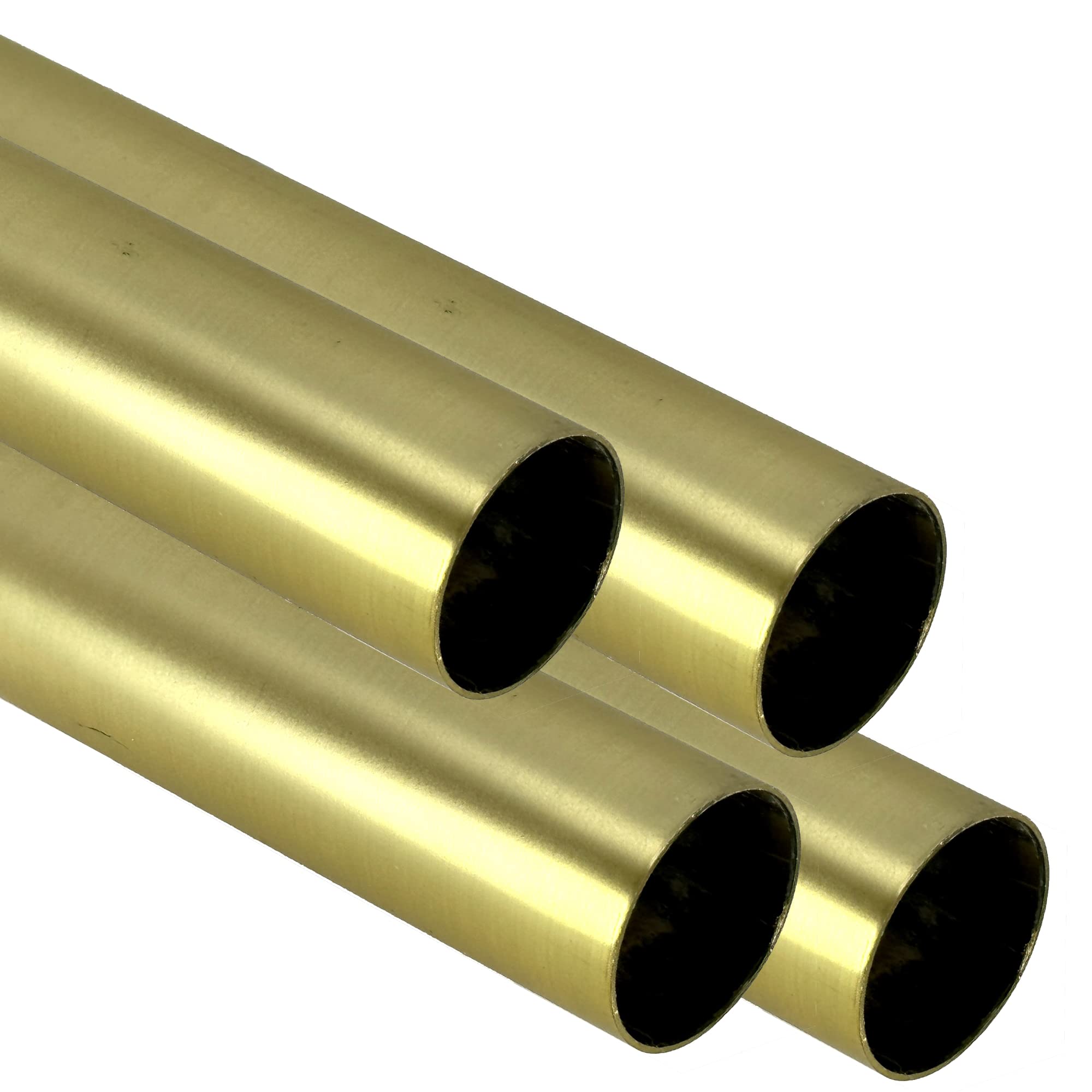 Snapklik.com : 94" Heavy Duty Round Closet Rod 32mm Diameter Satin ...