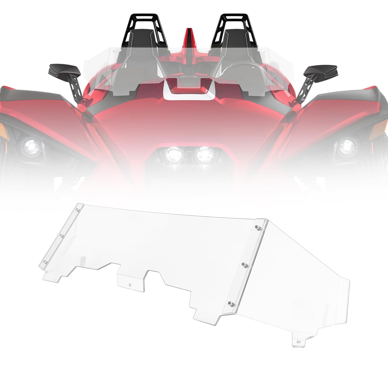 Amazon.com: KEMIMOTO Front Windshield Compatible with Polaris Slingshot ...