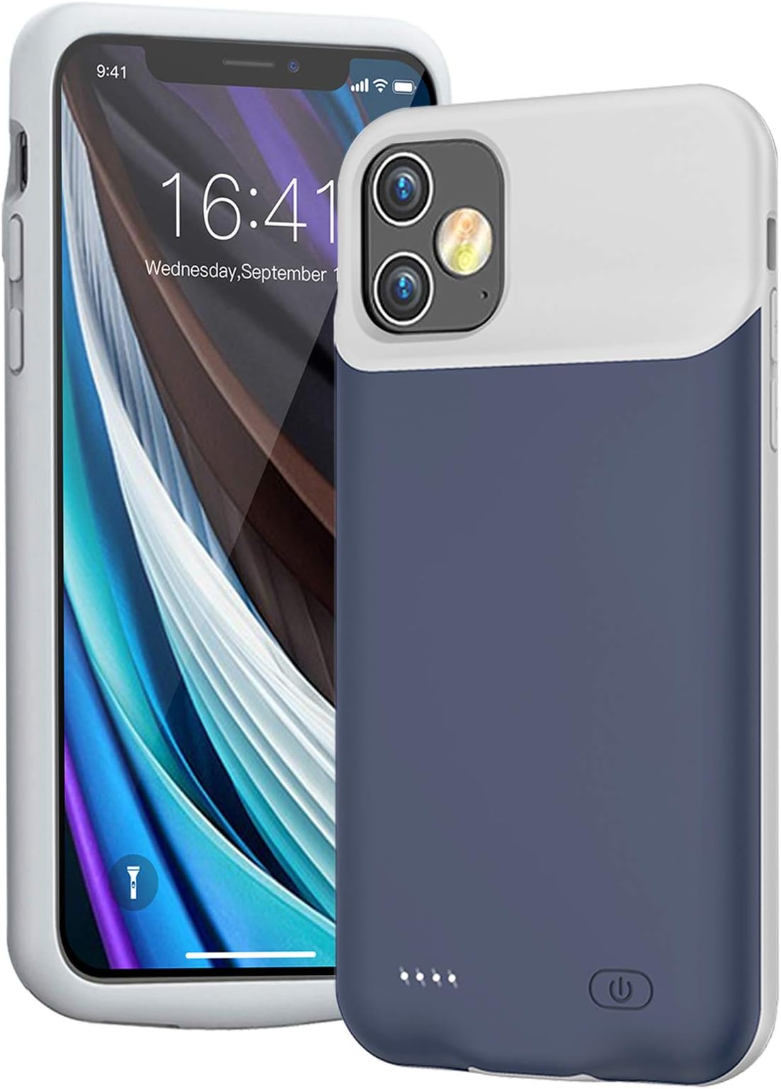 Amazon.com: Battery Case for iPhone 12 Mini, Full Encircle 6000mAh ...