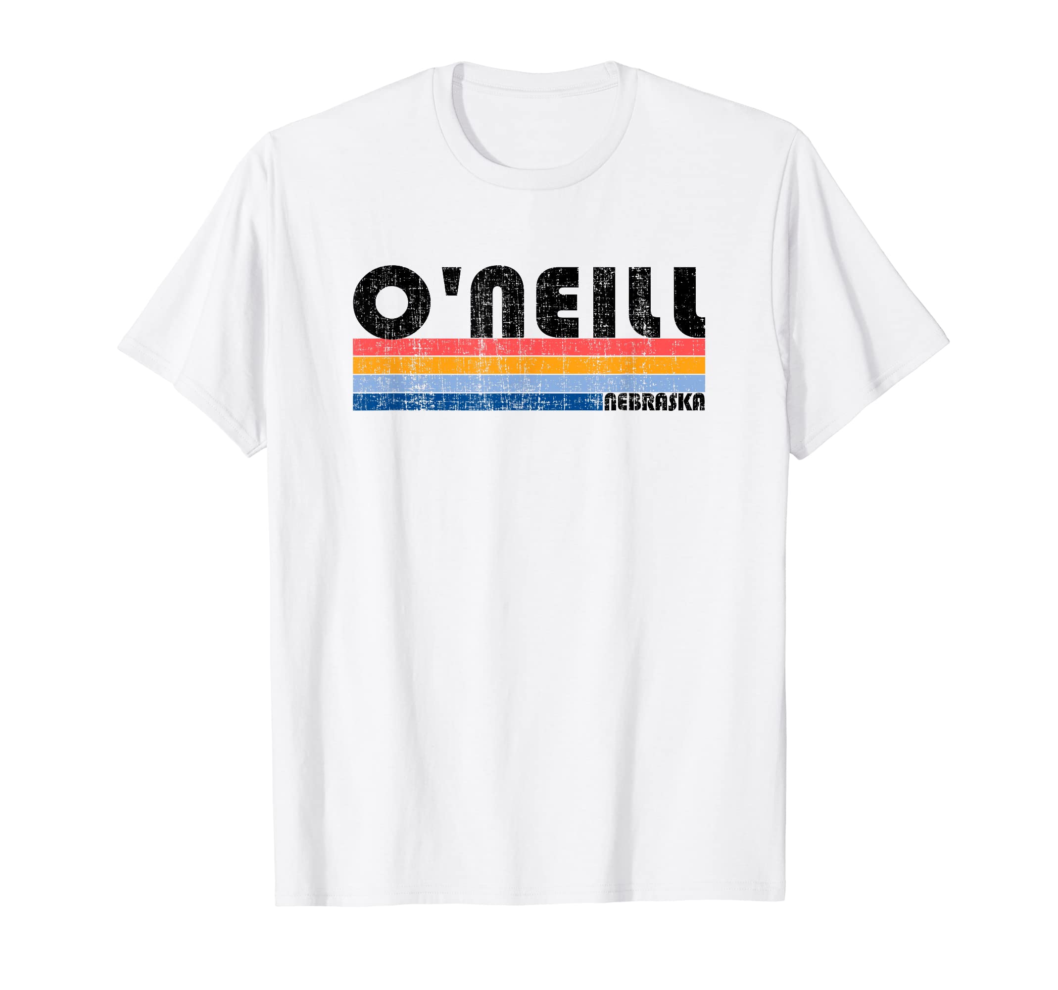 Amazon | O'Neill, NE Hometown Pride Retro 70年代80年代スタイル Tシャツ | Tシャツ・カットソー 通販