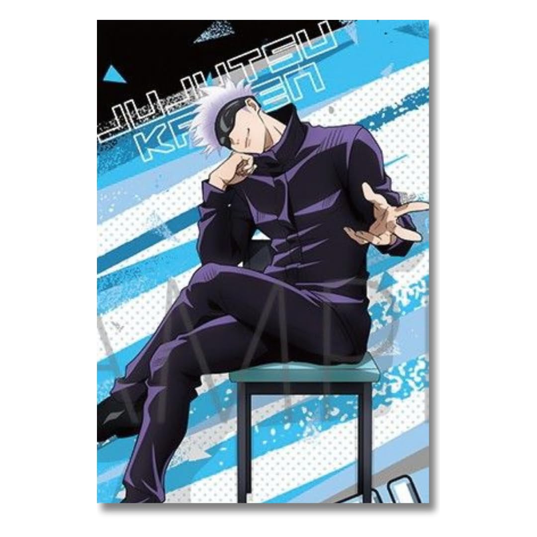 Satoru Gojo | Jujutsu Kaisen Posters for Wall | A3 and A4 sizes | 400 ...