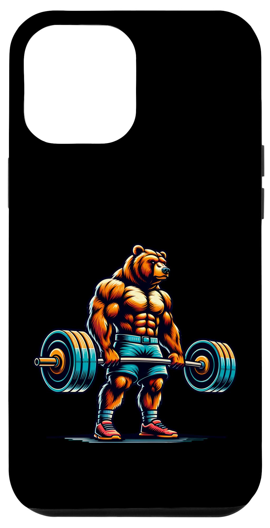 iPhone 15 Pro Max Bear Barbell Design For Bodybuilders Bodybuilding ...