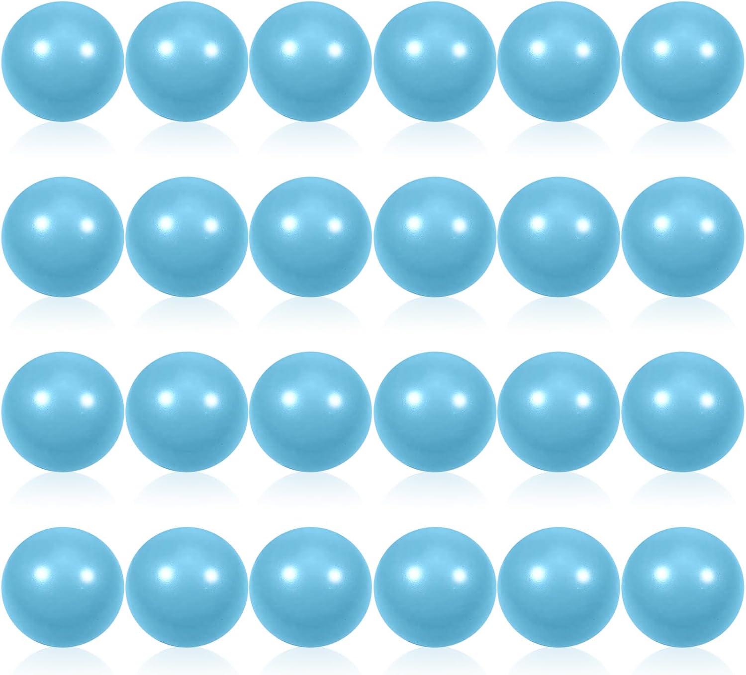 Amazon.com: 24 Pcs Light Blue Foam Stress Ball Squeeze Stress Relief ...