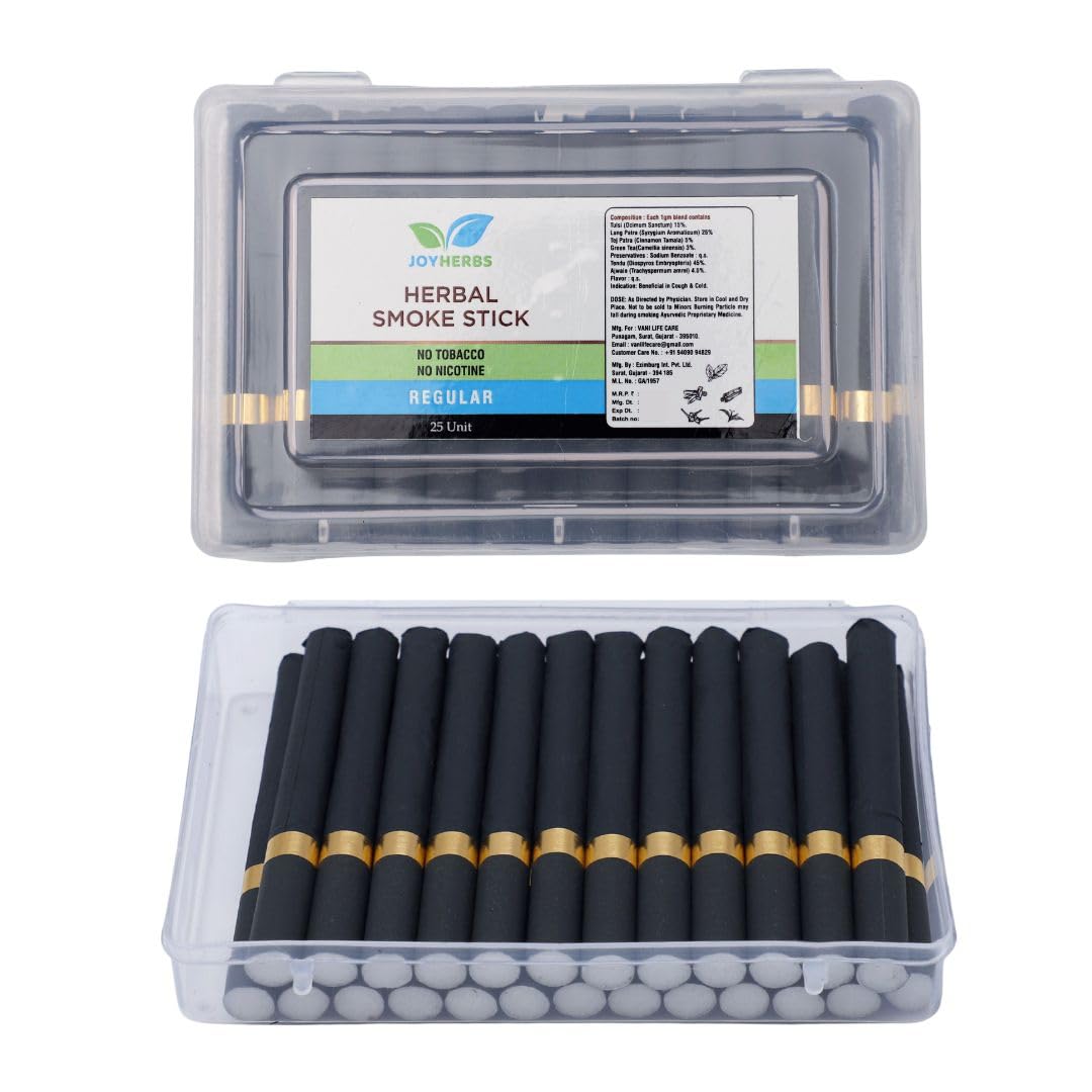 Buy JOYHERBS Herbals Regular Flavour Cigarette, Tobacco and Nicotine ...