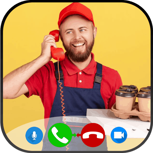 Delivery Pizza Video Call - Simulate call with Delivery Pizza - Prank ...