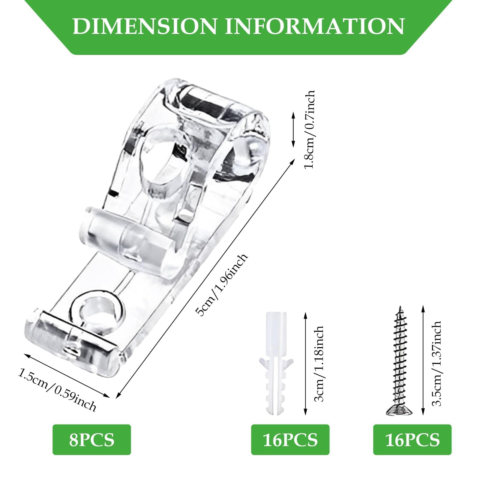 Blind Safety Clips, Blind Cord Safety Device Roman Blind Chain P-Clips ...