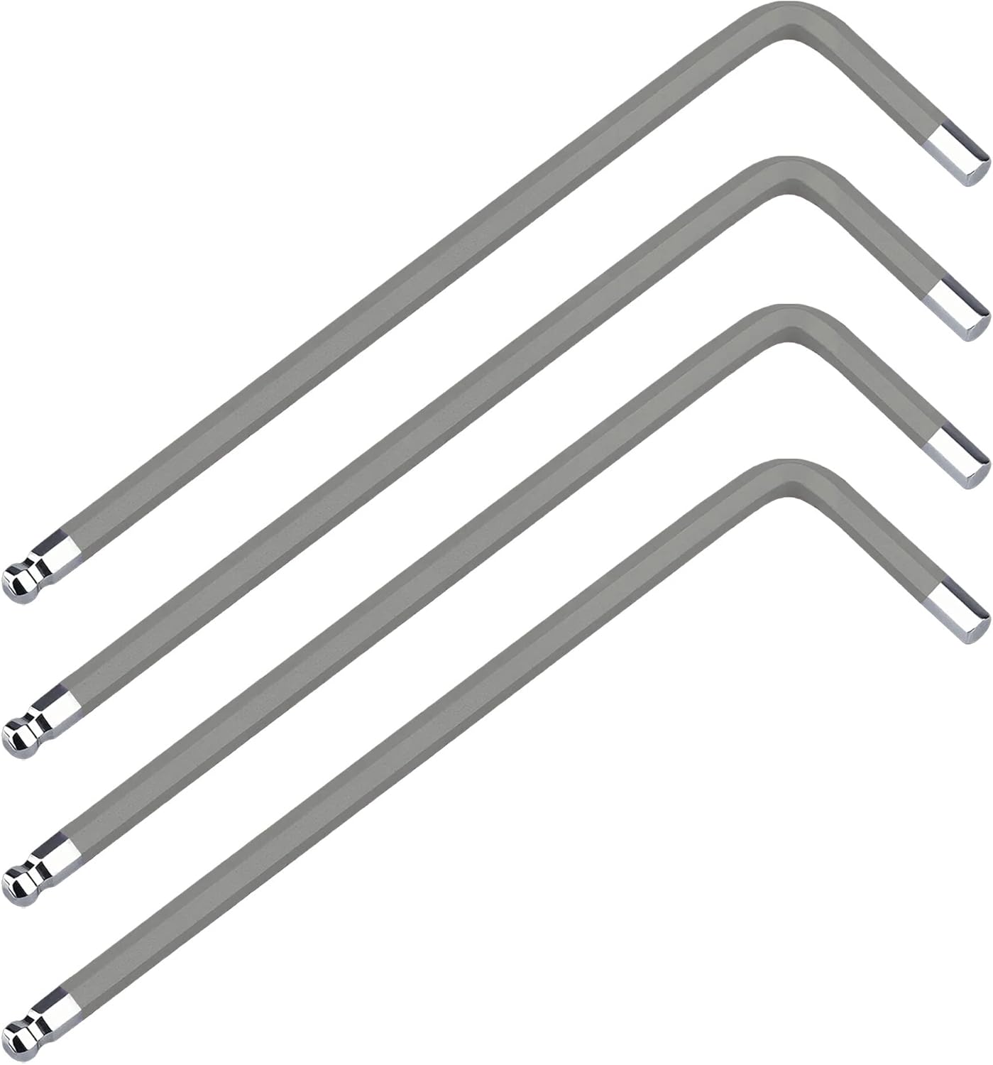 4 piezas de llave allen de cabeza esférica hexagonal, llave hexagonal ...