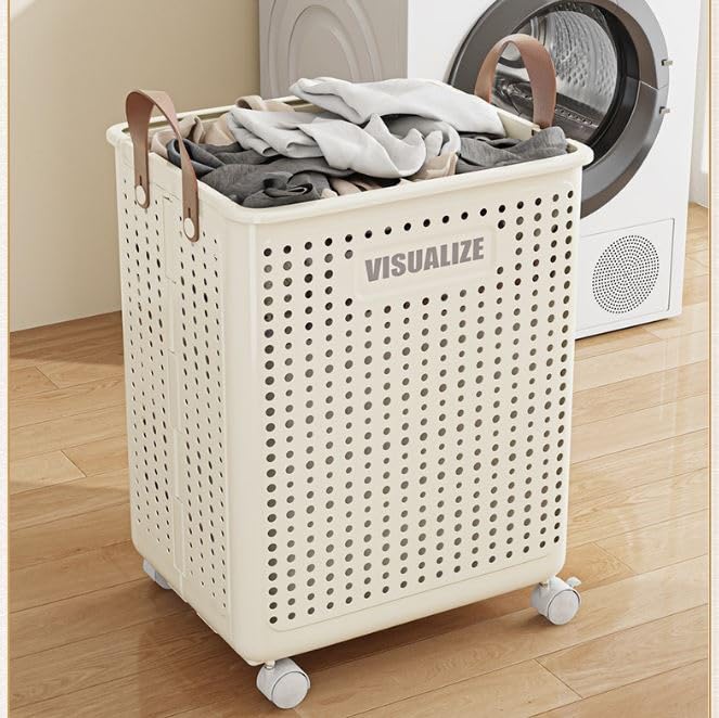 Rhyhorn Laundry Hamper, Laundry Basket, Foldable, Slim, Foldable, With ...