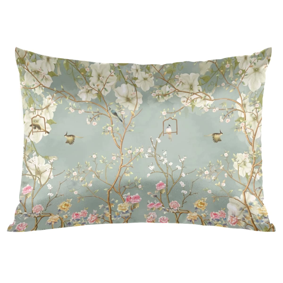 Amazon.com: Envelope Closure Satin Pillowcase for Hair and Skin Silk ...