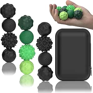 Amazon.com: 12Pcs Magnetic Balls Fidget Toy Adults,Sensory Attraction Stress Balls with Silicone ...