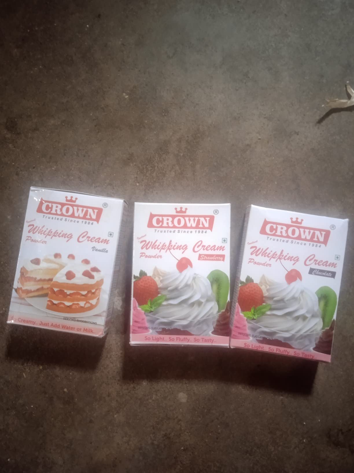 Whipping Cream Powder Premix Vanilla 400g : Amazon.in: Grocery ...