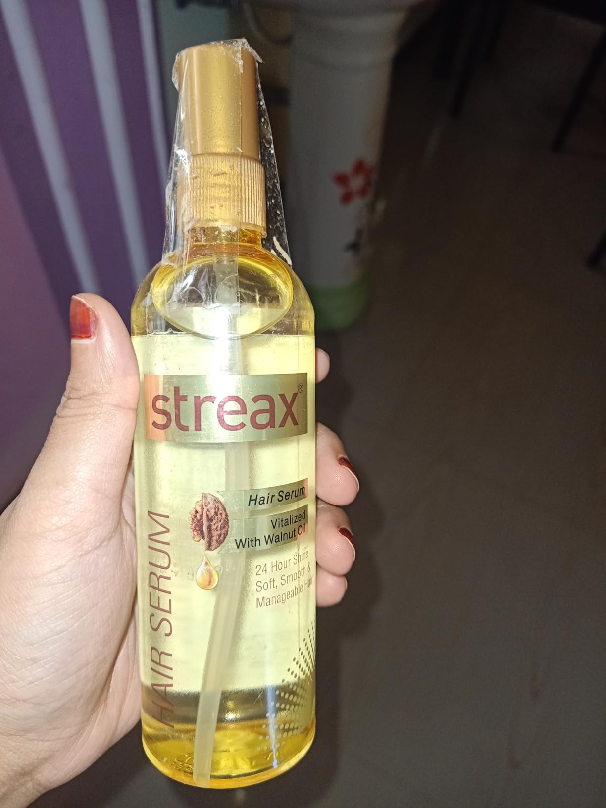 Buy Streax Hair Serum 200ml, Vitalized with Walnut Oil, For Hair ...