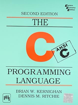 The C Programming Language: Brian W. Kernighan, Dennis M. Ritchie: 9788120305960: Amazon.com: Books