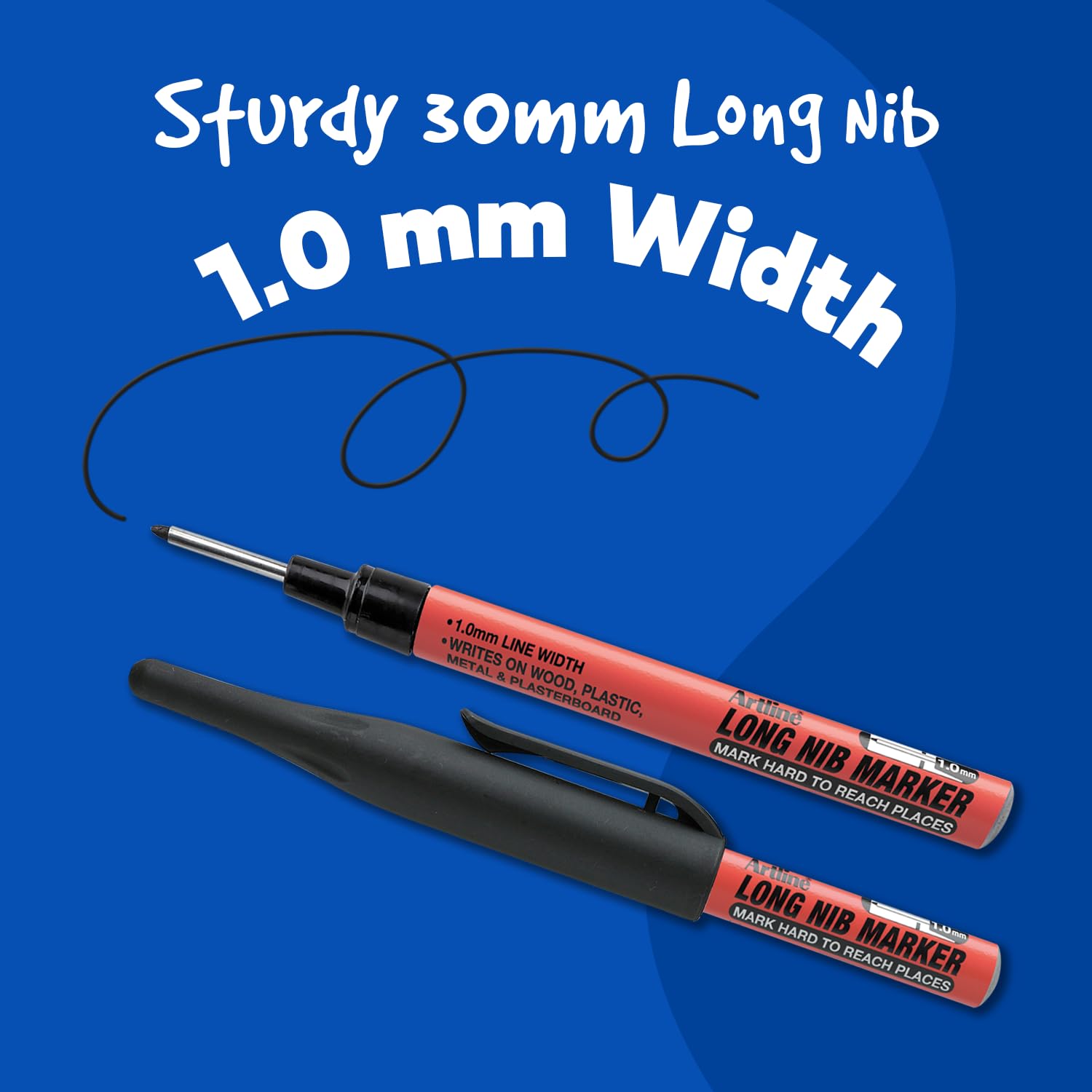Snapklik.com : Artline EKPR-LNM Professional Series Long Nib Markers ...