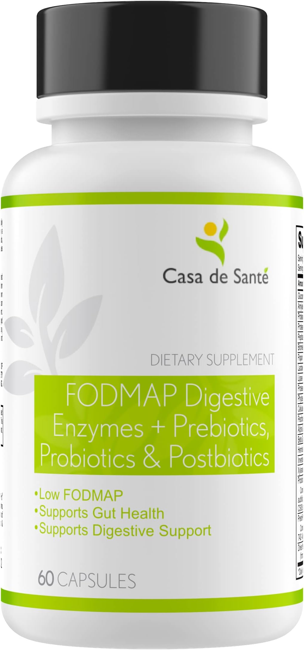 Amazon.com: FODMAP Digestive Enzymes Certified| IBS SIBO Food ...