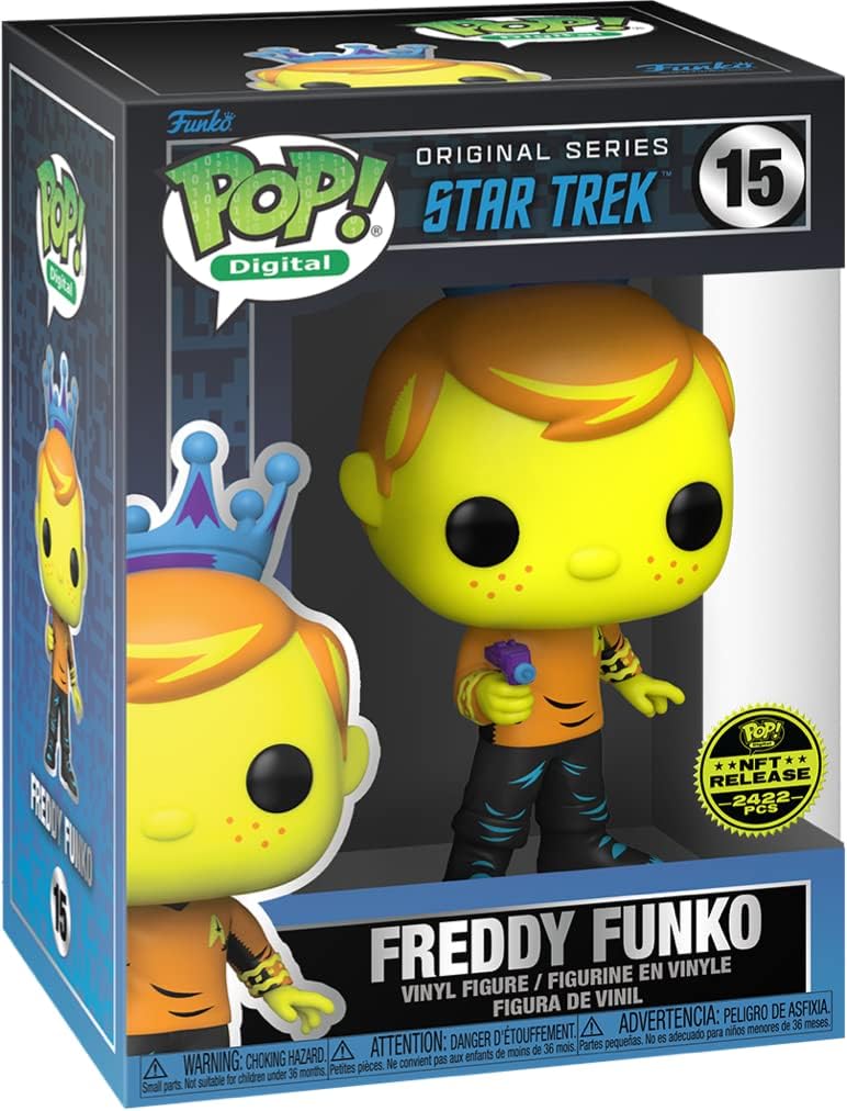 Amazon.com: Funko Pop Digital: Star Trek Freddy FUNKO Royalty Black ...