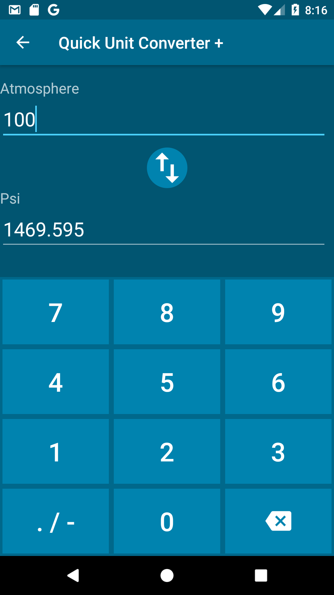 Quick Unit Converter + - App on Amazon Appstore