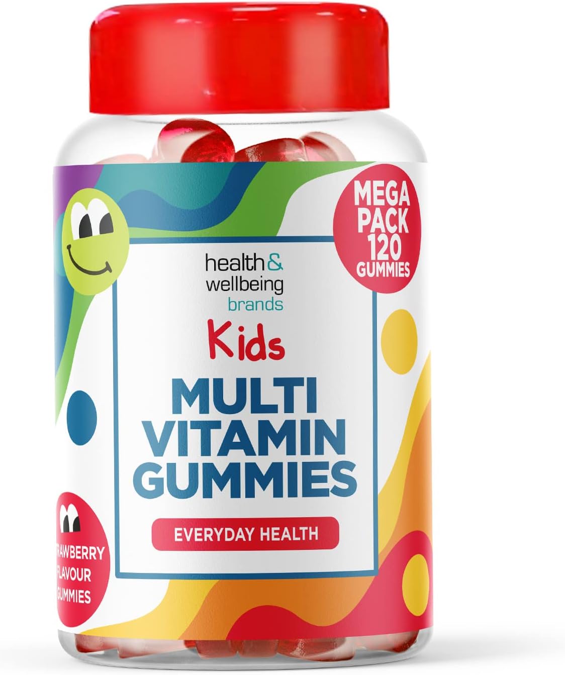 Kids Multivitamin 120 Strawberry Flavour Gummies – Strawberry Contains ...