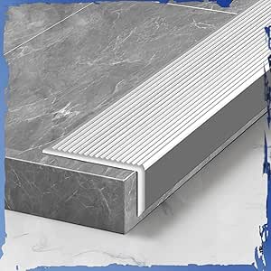 Amazon.com: 2in/3in/4in Wide Aluminum Stair Nosing - L-Shape Step Edge ...