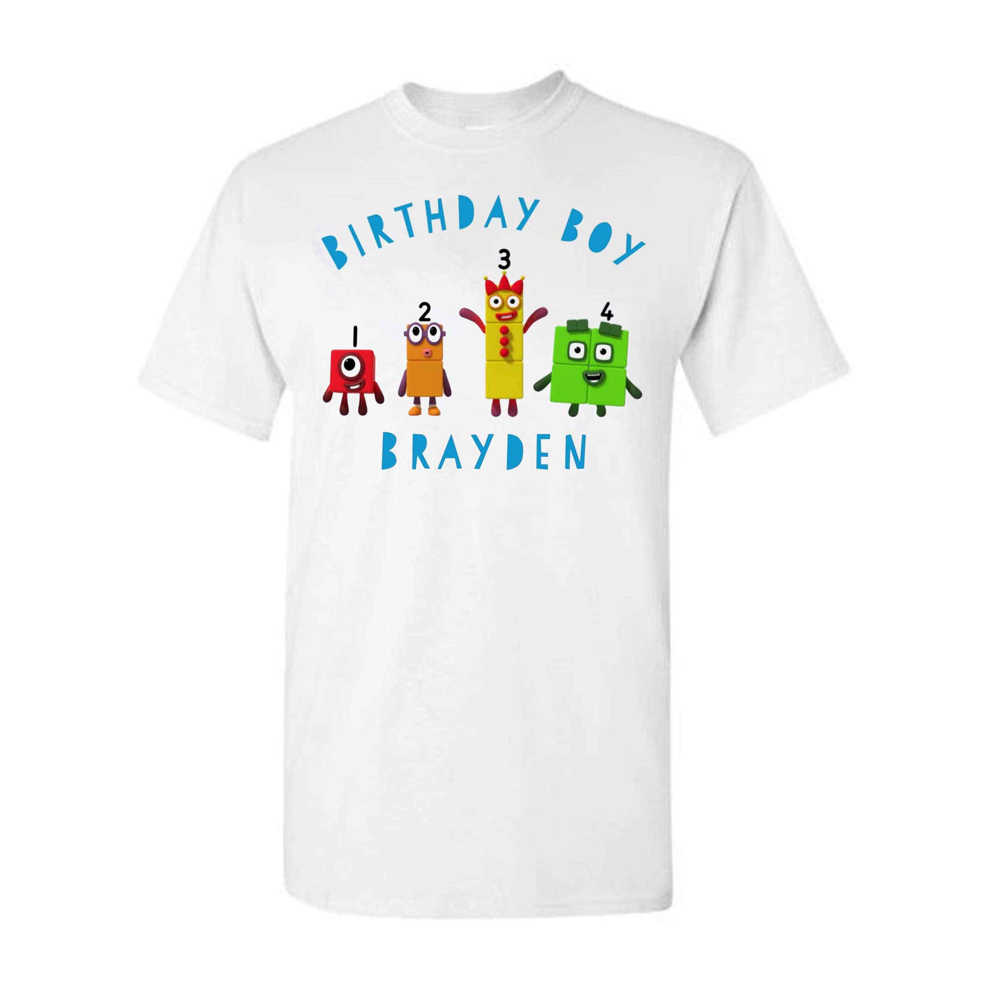 Siliconz Numberblocks Birthday Shirt Custom Numberblocks Birthday ...