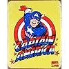 Amazon.com: Captain America Retro Tin Sign 12.5W x 16H , 12x16: Prints ...
