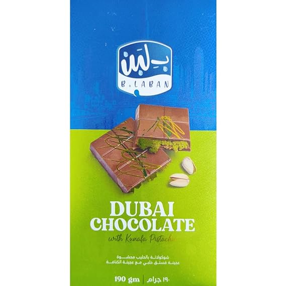 B.Laban Dubai Chocolate With Kunafa Pistachio Milk Chocolate Delicious ...
