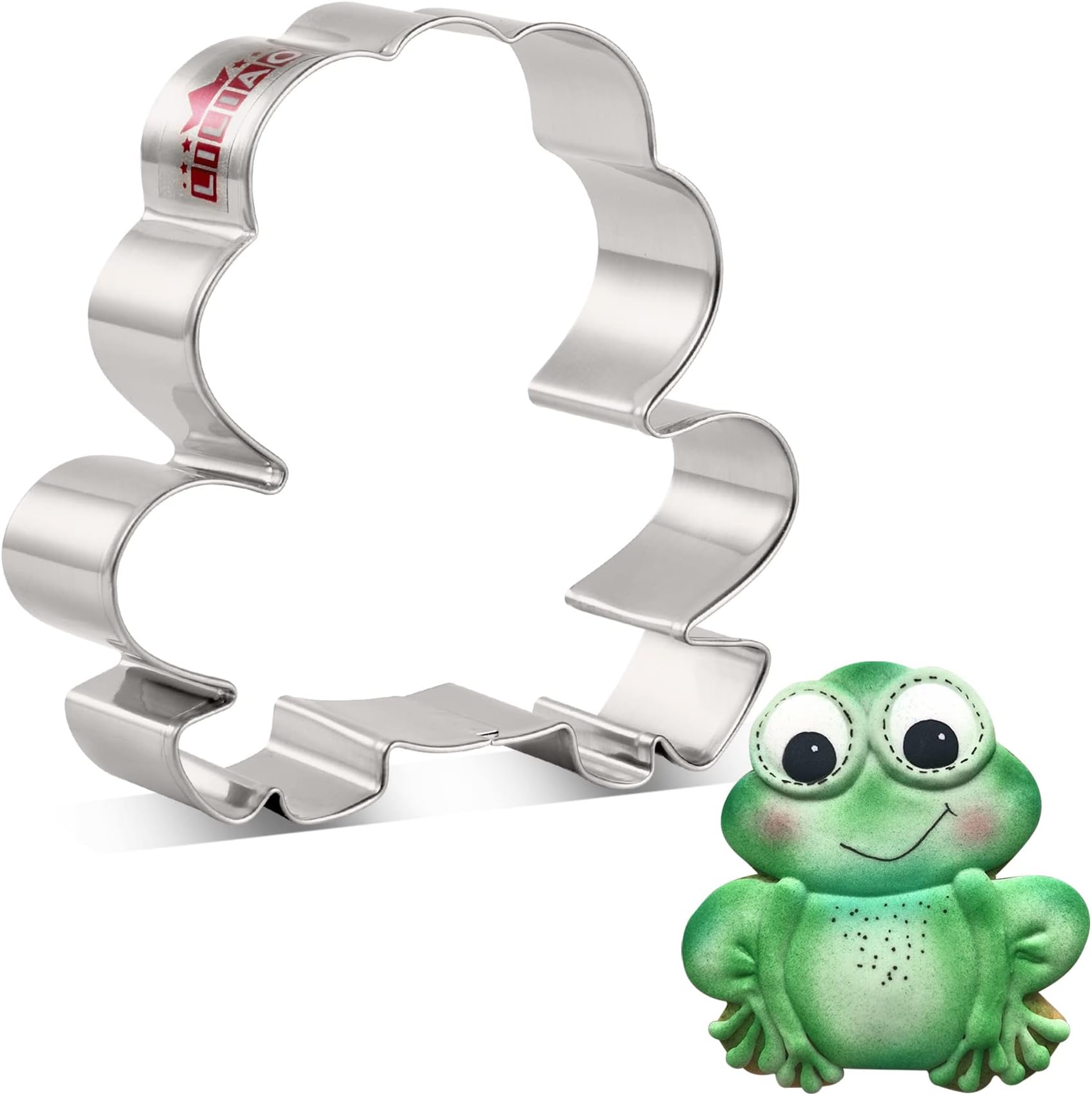 Amazon.com: LILIAO Animal Frog Cookie Cutter, 3.6", Stainless Steel ...