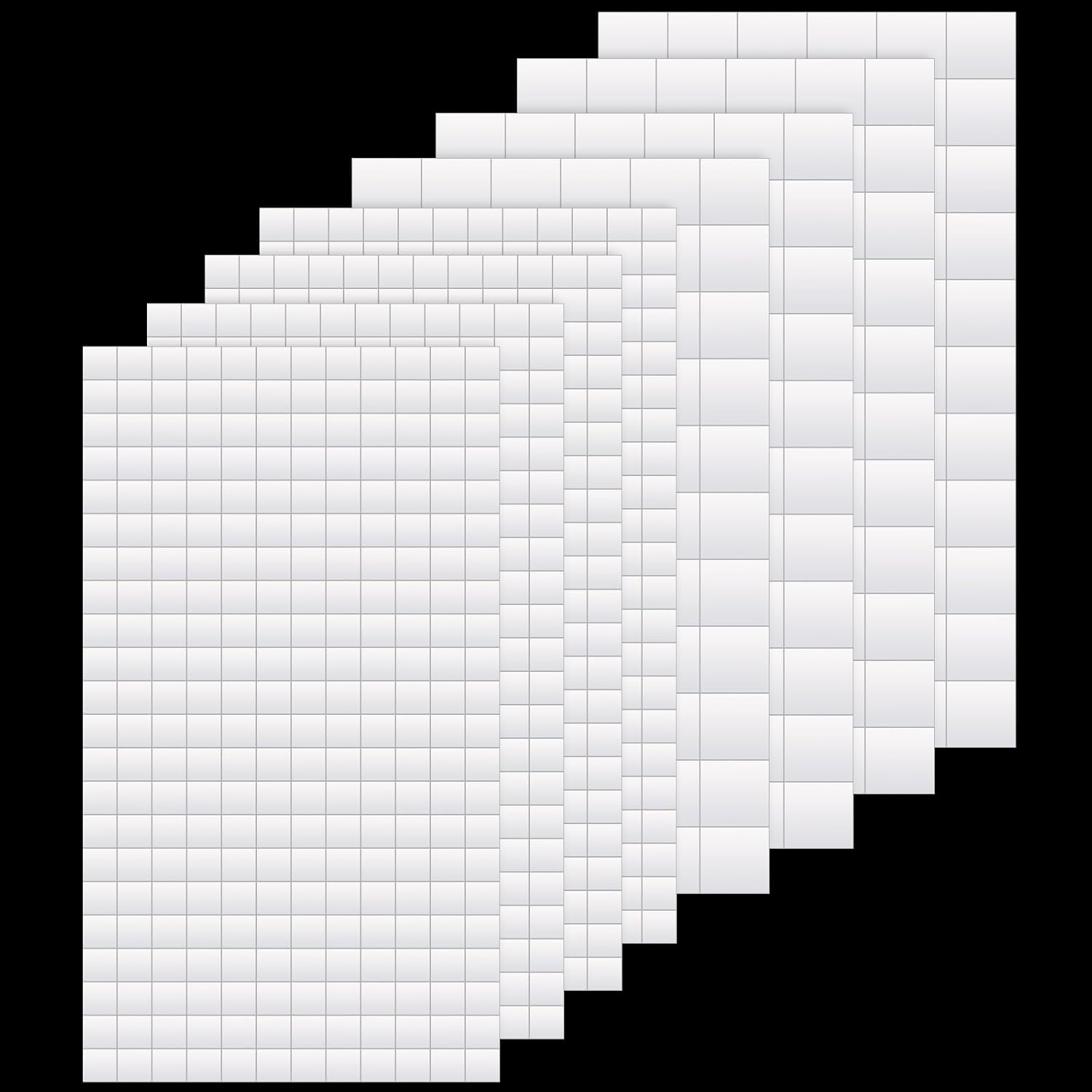 Amazon.com: 8 Sheets Adhesive Foam Mount Dual-Adhesive Foam Tapes Foam ...