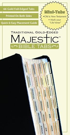 Majestic Traditional Gold Bible Tabs mini: Claire, Ellie: 9781934770870 ...