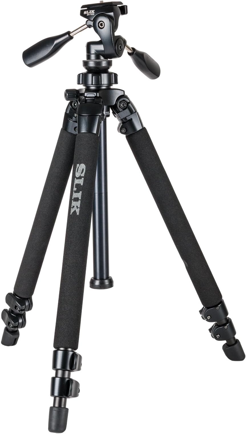 Amazon.com : SLIK 700DX Pro 3-Way Pan/Tilt Head with Quick Release ...