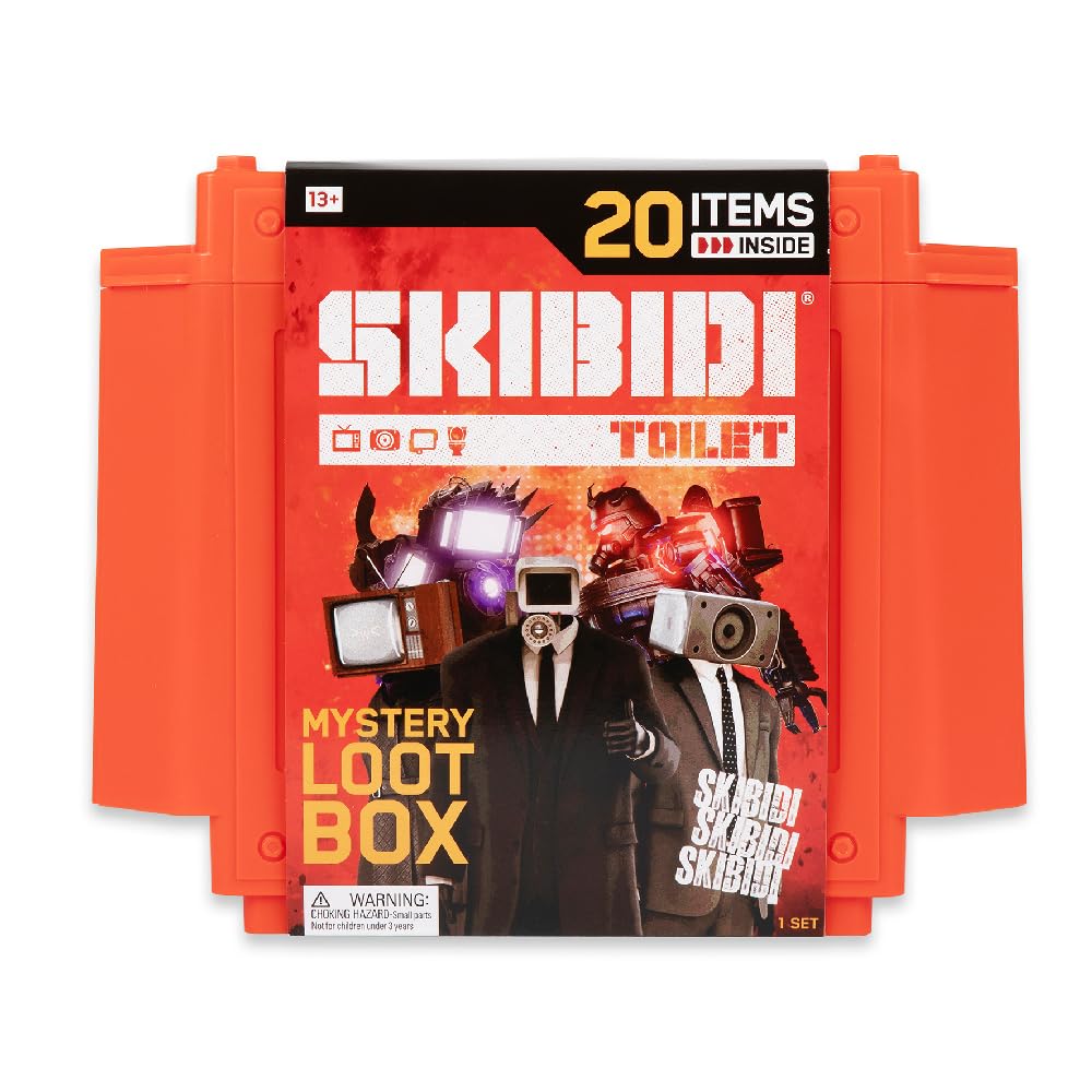 Skibidi Toilet Giant Mystery Loot Box With 20 Mystery Surprises ...