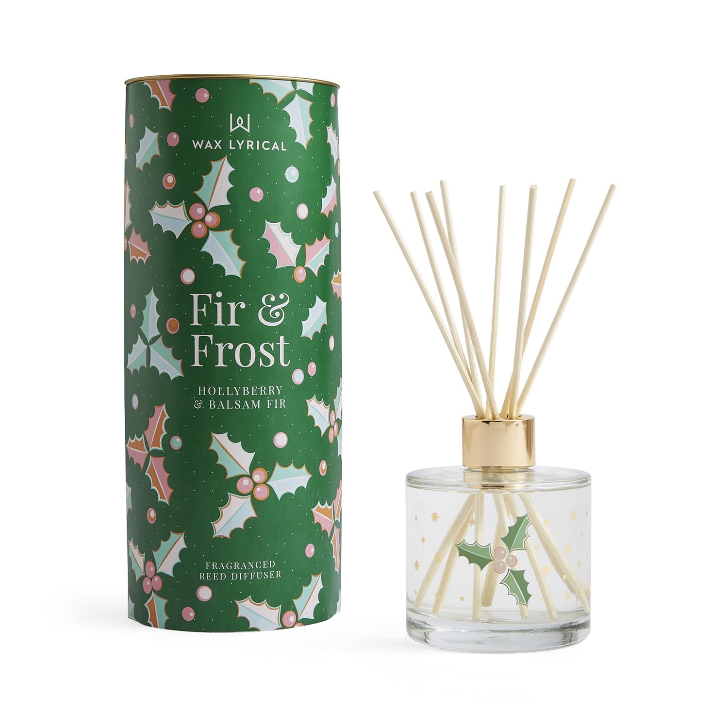 Wax Lyrical Fir & Frost Reed Diffuser 200ml, Green : Amazon.co.uk: Home ...