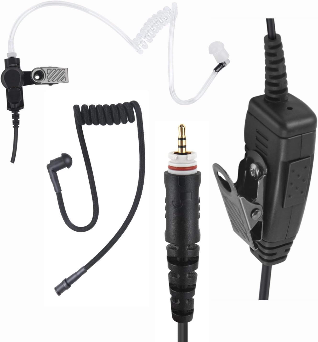 Amazon.com: commountain Earpiece with Mic Compatible for Motorola ...
