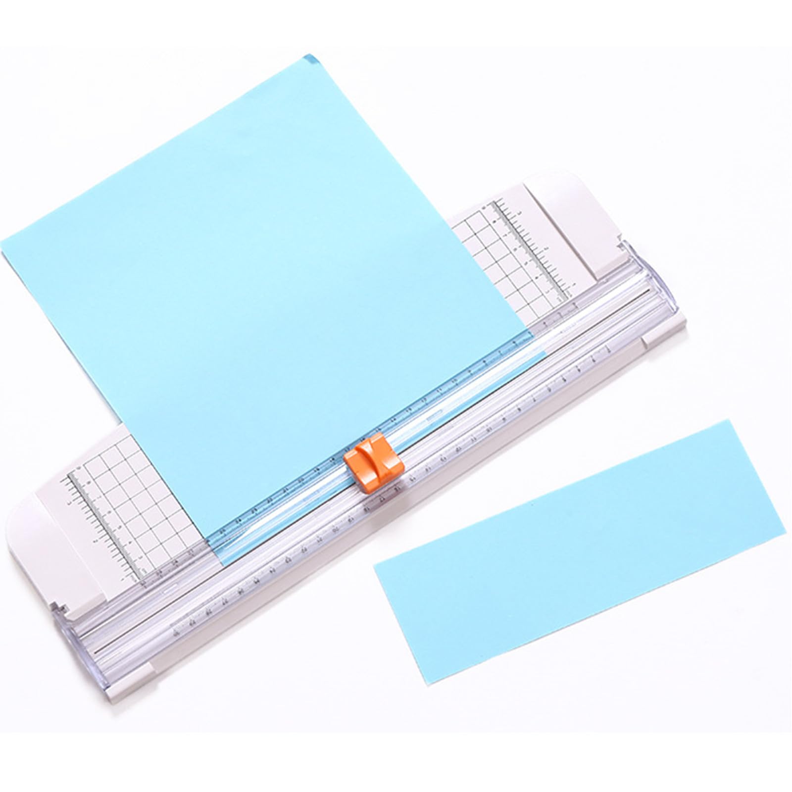 A4 슬라이드 절단기 142 X 37 인치36 X 95 Cm 경량 미니 슬리팅 머신 졸업식 종이 절단기 미끄럼 방지 안전 디자인 쿠폰 라벨 카드 절단기 명함 종이 절단기