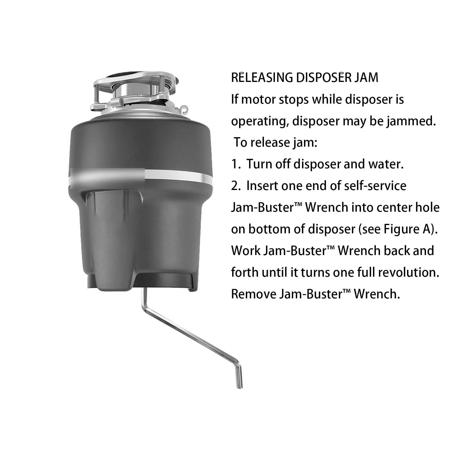Insinkerator Disposer Selfservice Wrenchette Garbage