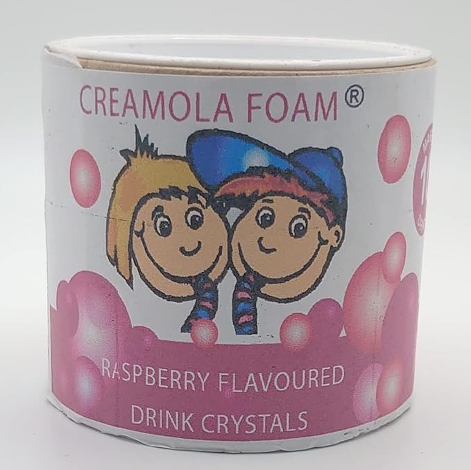 Creamola Foam Raspberry Flavoured Drink Crystals : Amazon.co.uk: Grocery