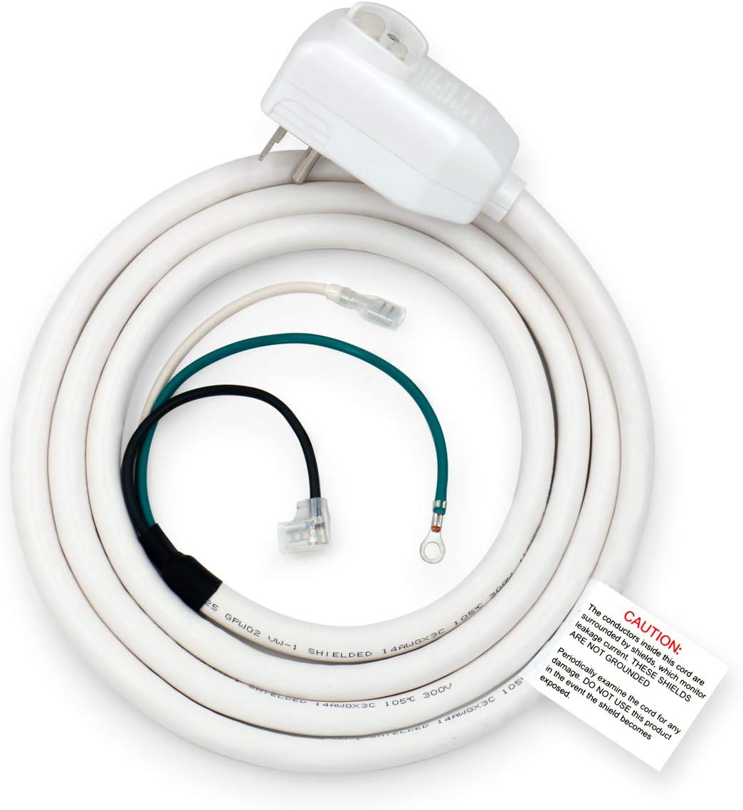 Amazon.com: ELEGRP L22615 240V 15A 3600W 14AWG LCDI Power Cord Plug ...