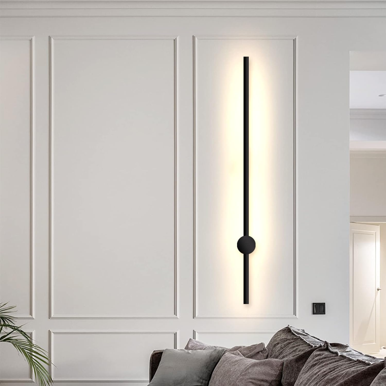 pombconw LED Wall Light Long Strip Lamp Wall Lighting,Sofa Background ...