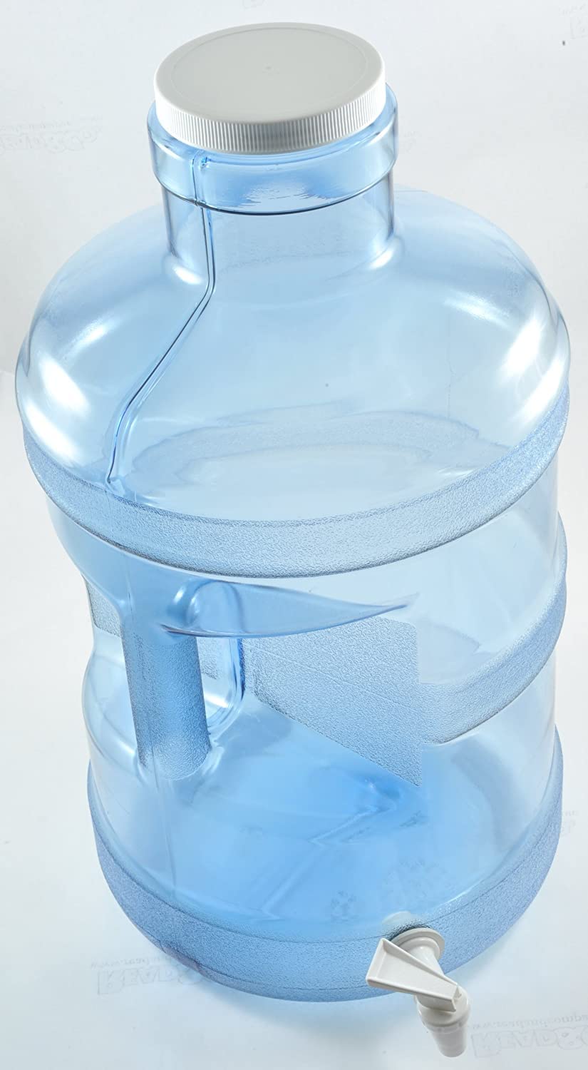 Amazon.com: TTECH 5 Gallon Wide Big Mouth Water Bottle Jug With Spout ...