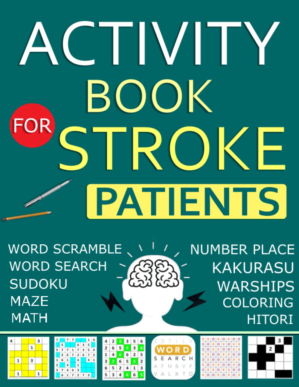 Buy Activity Book For Stroke Patients: Activities and Puzzles for ...