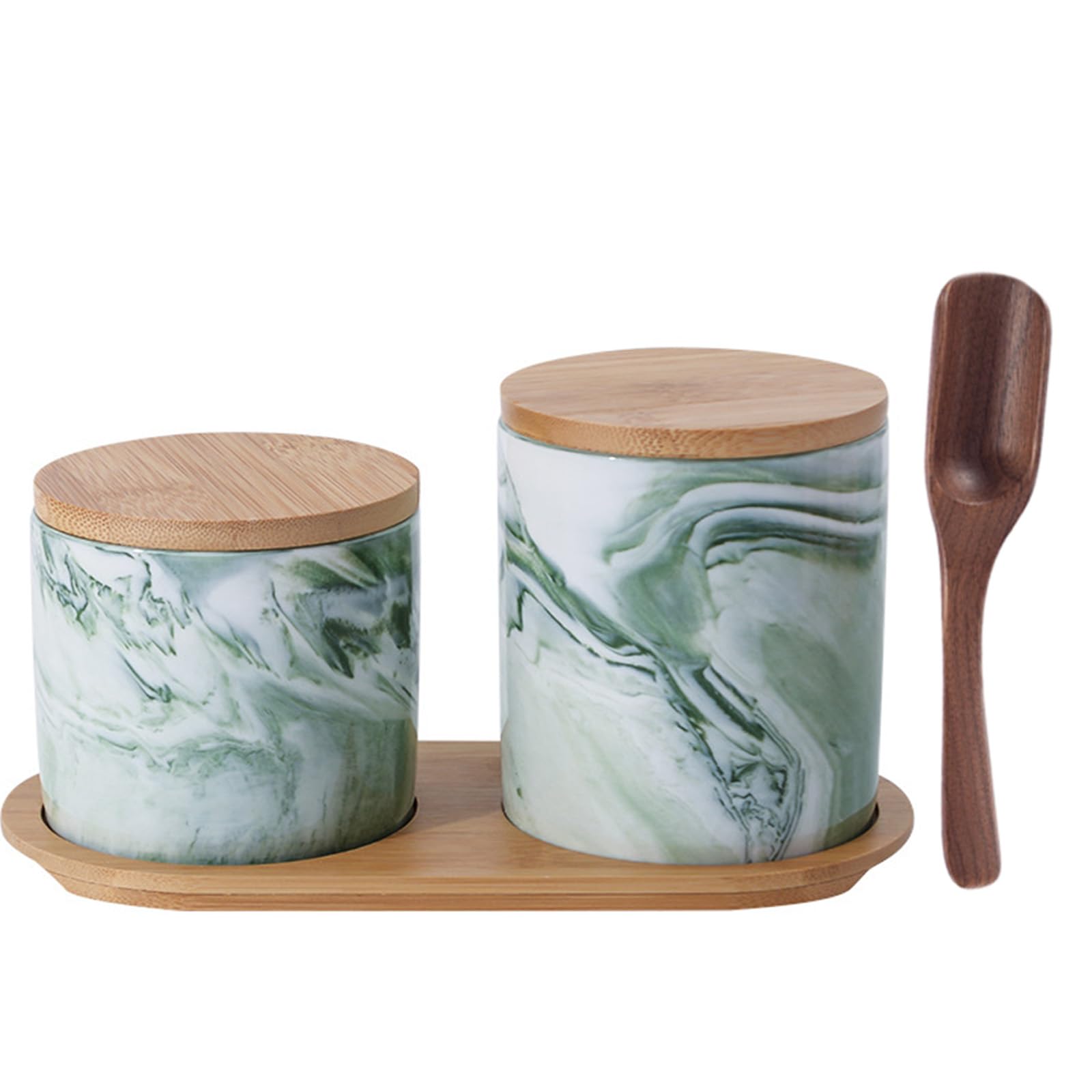 UMMEI 3 Pcs Kitchen Canister Set Coffee Sugar And Tea Storage Container ...