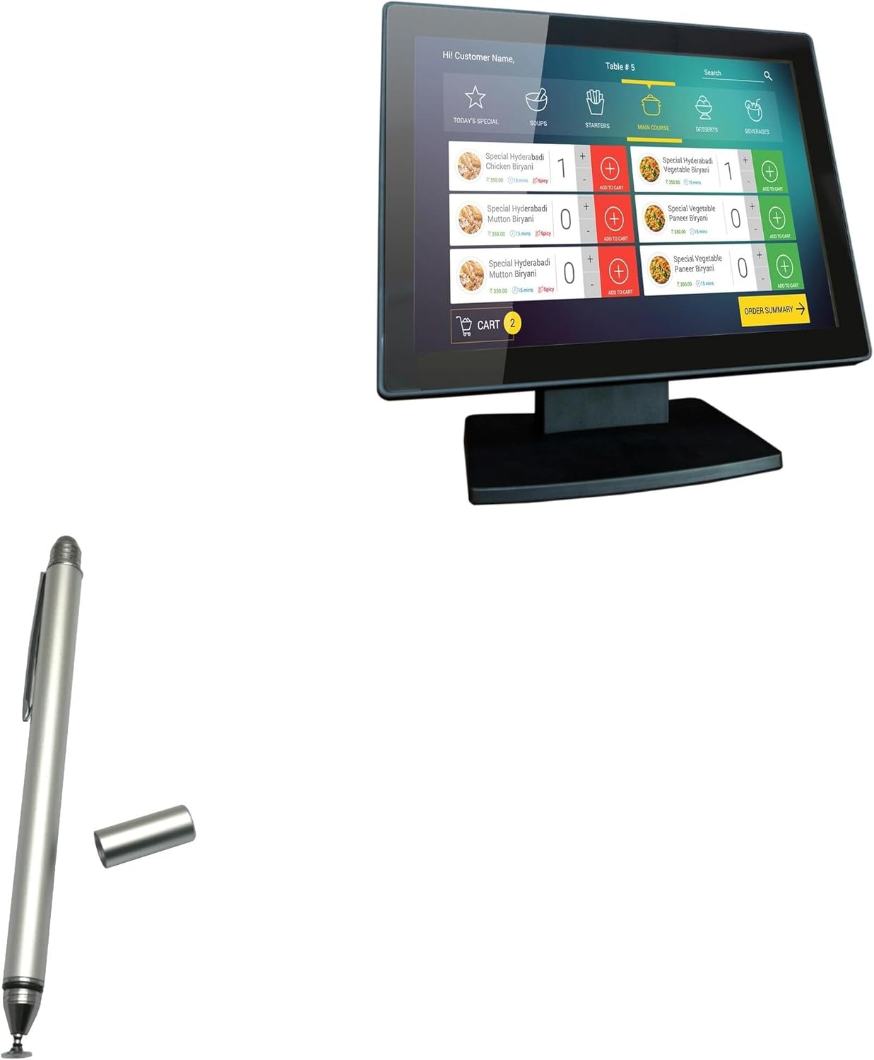 Amazon.com: BoxWave Stylus Pen Compatible with Angel POS POS TFT LED ...