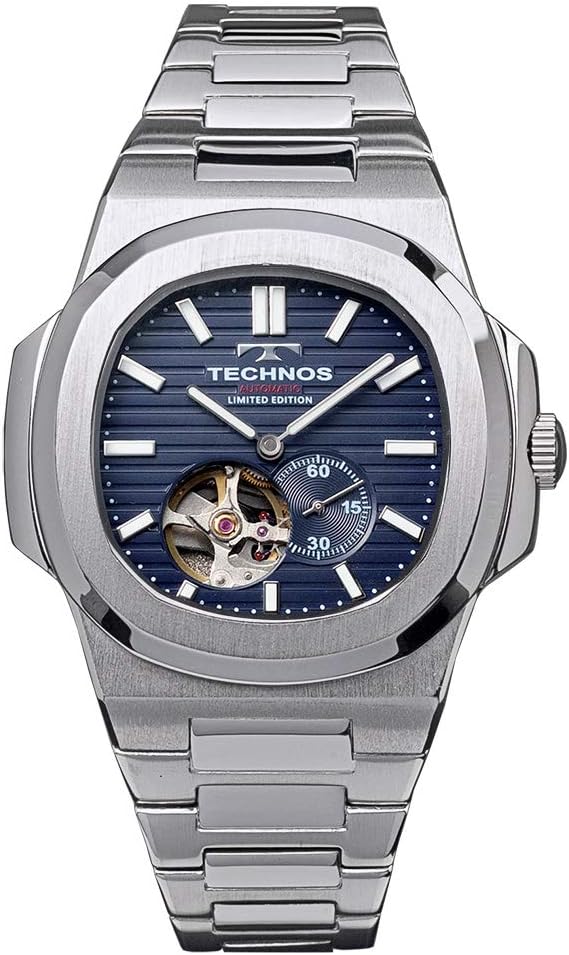 Amazon.co.jp: [テクノス] 腕時計 デイト T9C07SB メンズ シルバー : ファッション