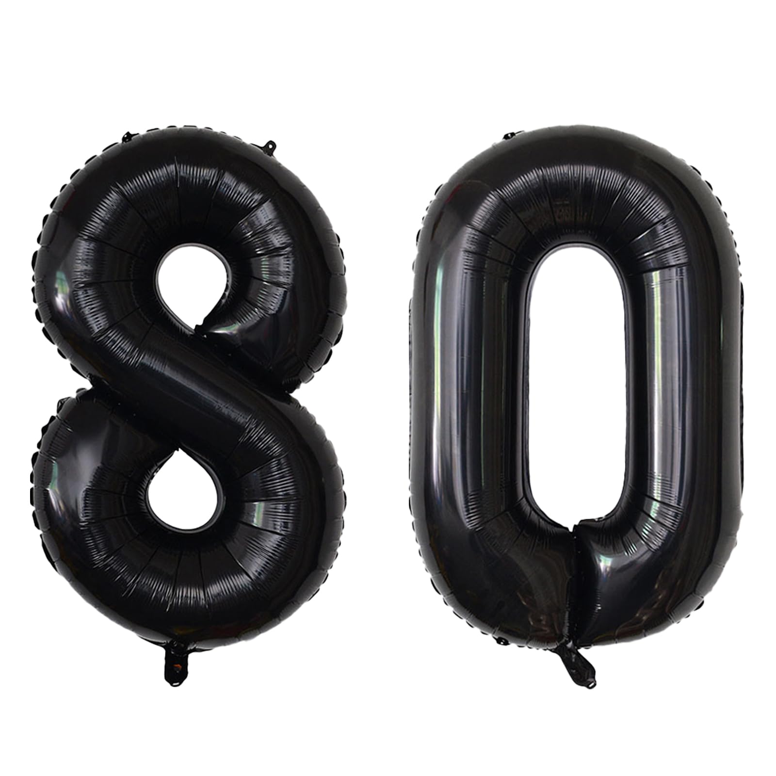 Amazon.com: 40 Inch Black 80 Number Balloons, Giant Jumbo Helium Mylar ...