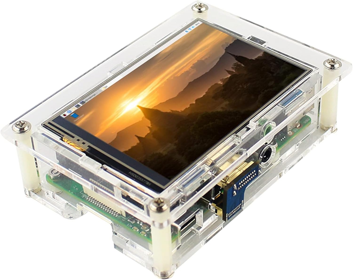 DIGISHUO 3.5" HDMI LCD Display 480x320 Screen+Case+HDMI+Pen+Disc for ...