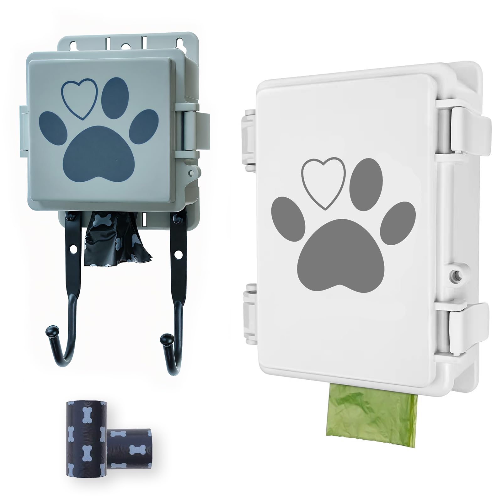 Amazon.com: Dog Poop Bag Dispenser Outdoor or Indoor Pet Waste Bag Wall ...