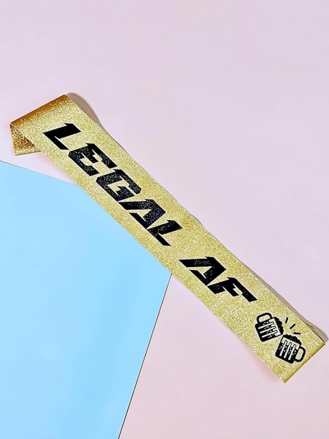 Amazon.com: Decorit Legal Sash, 21st It's My Happy Funny Birthday Sash ...