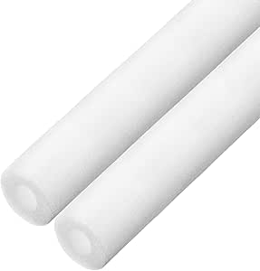 MECCANIXITY 2pcs Pipe Insulation Foam Tube Pipe Lagging 20mm(13/16 Inch ...