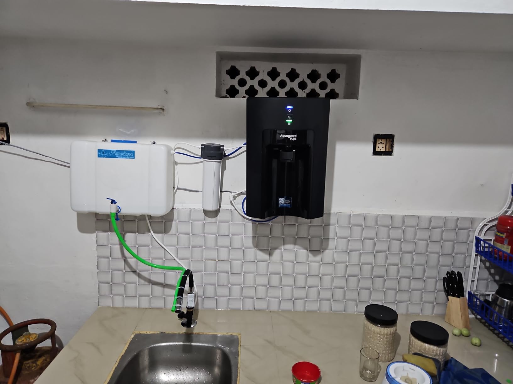 Aquasave AC Reject or Waste Water Collecting Translucent Tank 15 Liters ...