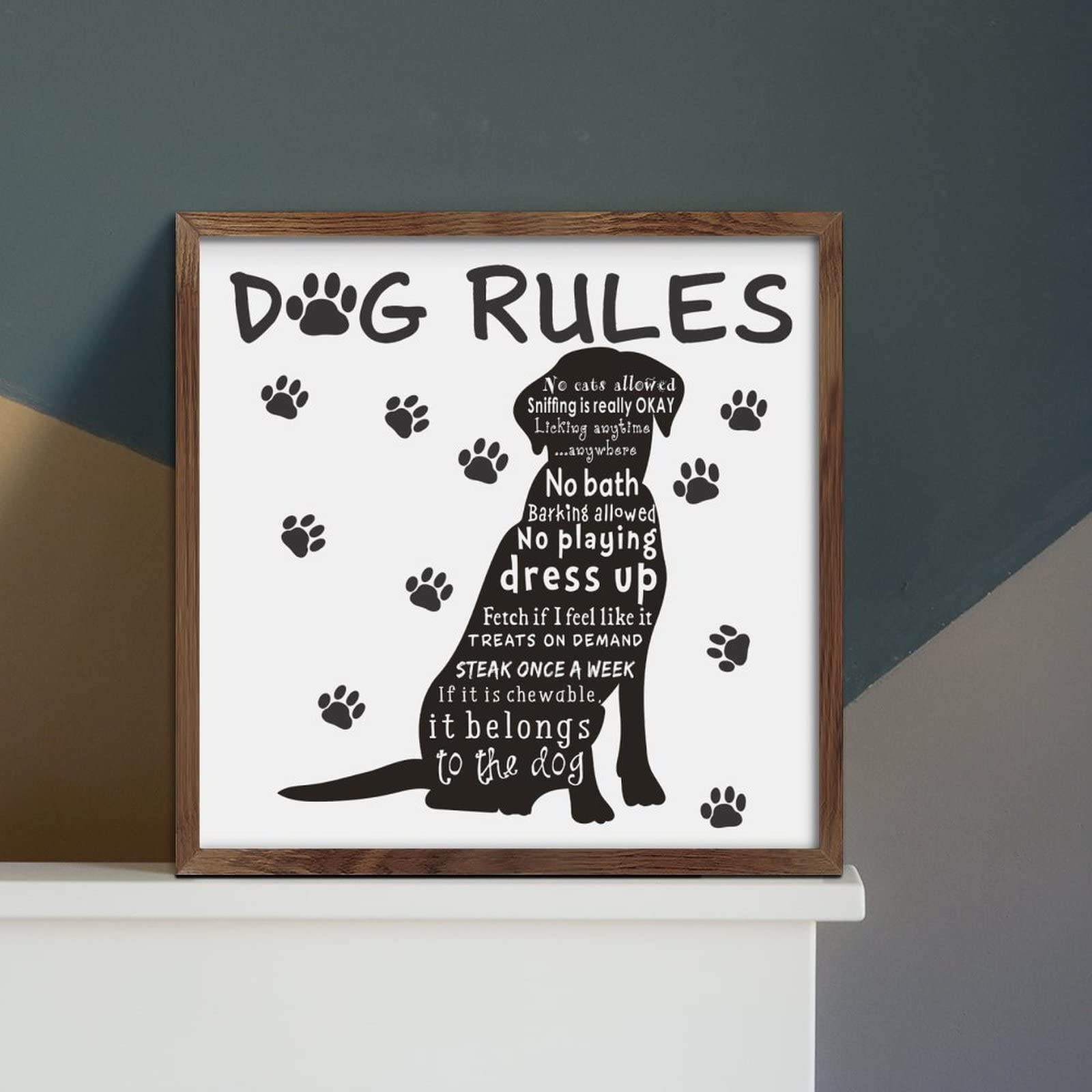Dogs Rule Quotes Dog Rules Poster